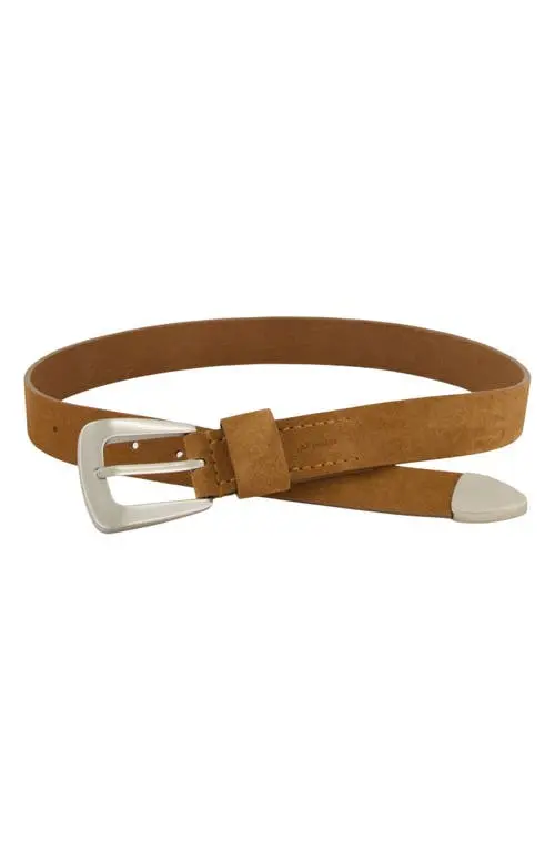 ALLSAINTS Metal Tip Suede Belt