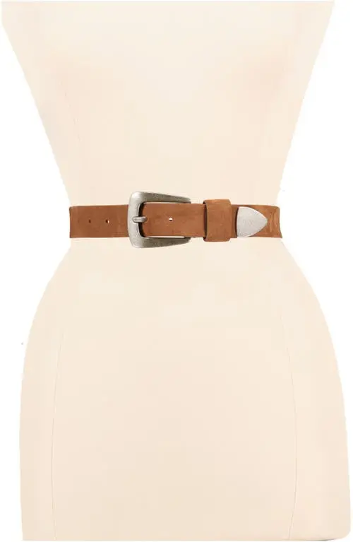 ALLSAINTS Metal Tip Suede Belt