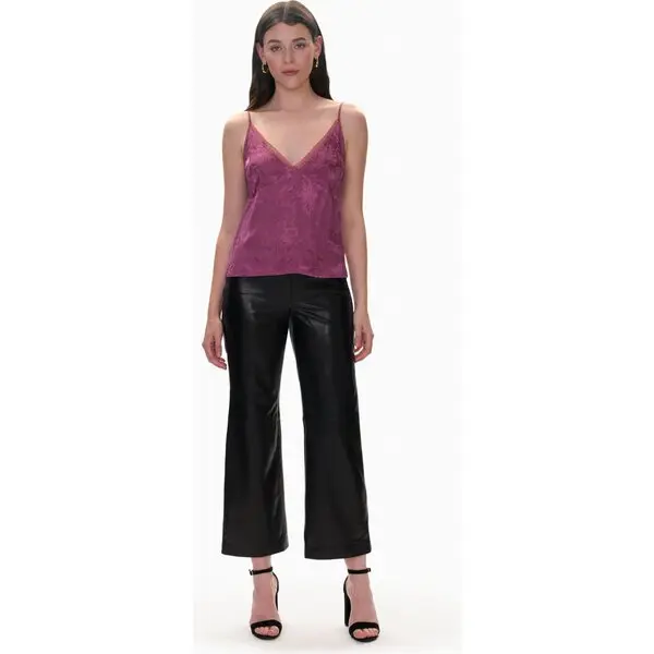 Rebecca Taylor Amber Jacquard Cami - Plum