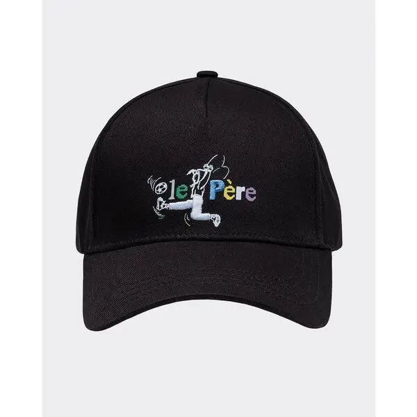 LE PERE Charlie Logo Dad Cap - Black