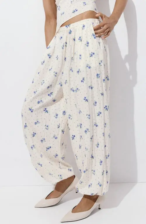 Mango Coya Floral Balloon Pants