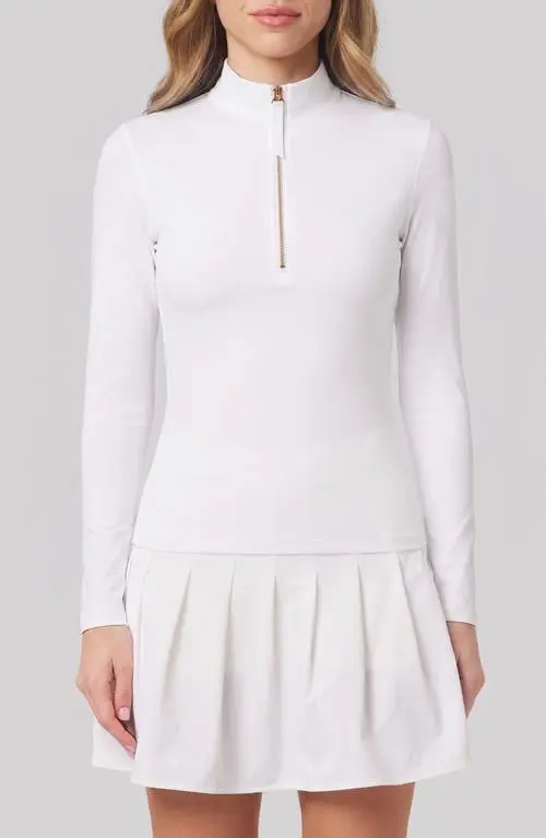 WILLIAMS ATHLETIC CLUB Summer Quarter Zip Performance Top