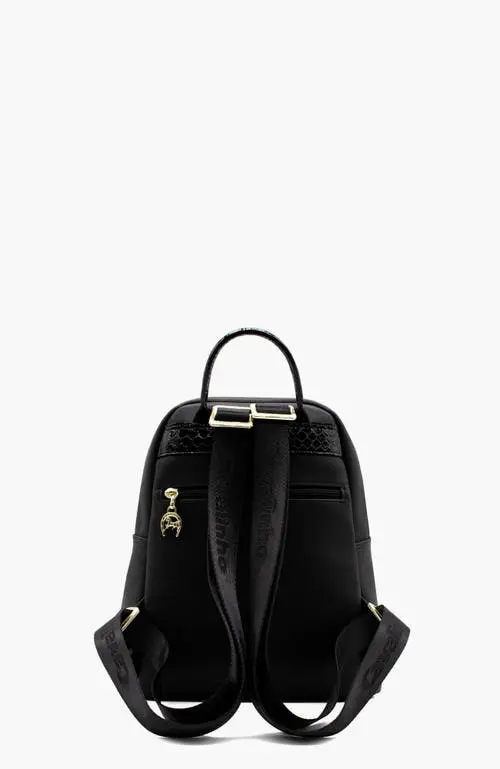CAVALINHO Leather Backpack With Textured Accents