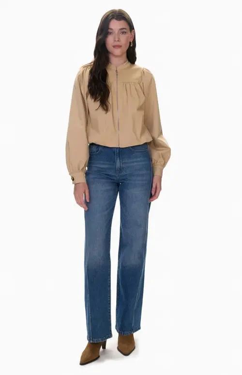 Rebecca Taylor Isabel Bubble Jacket - Khaki