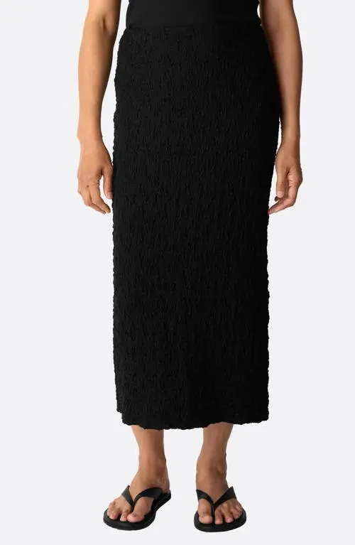 Eileen Fisher Textured Straight Skirt