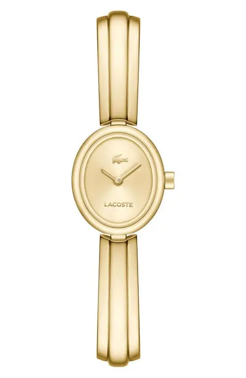 Lacoste Suzanne Oval Link Bracelet Watch - Gold