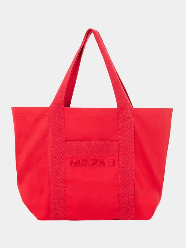 Hunza G Canvas Logo Tote Bag