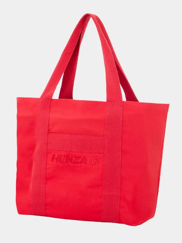 Hunza G Canvas Logo Tote Bag