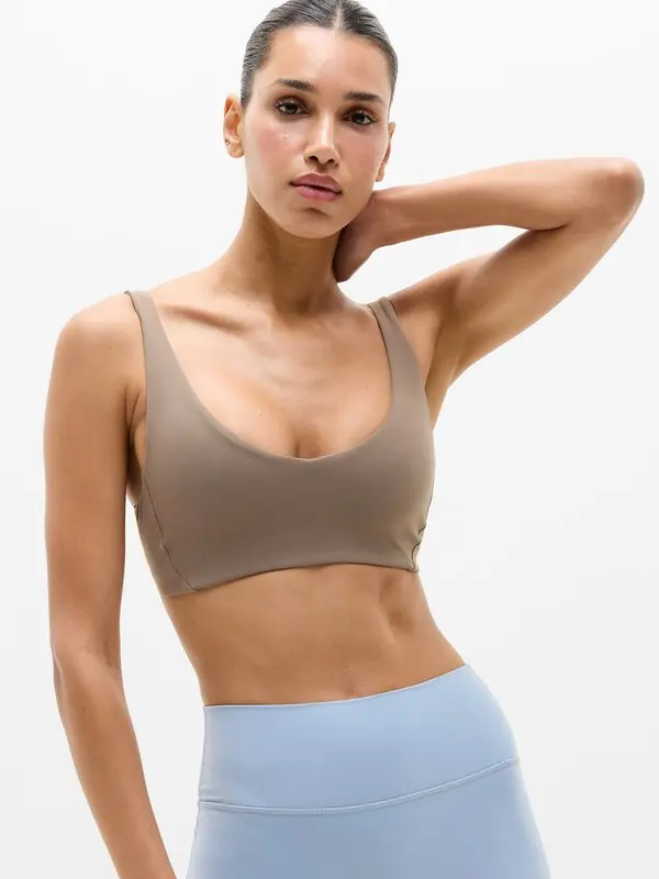 Athleta Studio Still Bra A-c - Umber