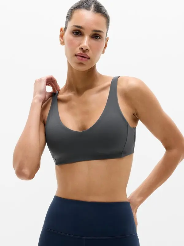 Athleta Studio Still Bra A-c - Ash