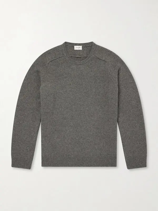 Saint Laurent Cashmere And Wool-blend Sweater