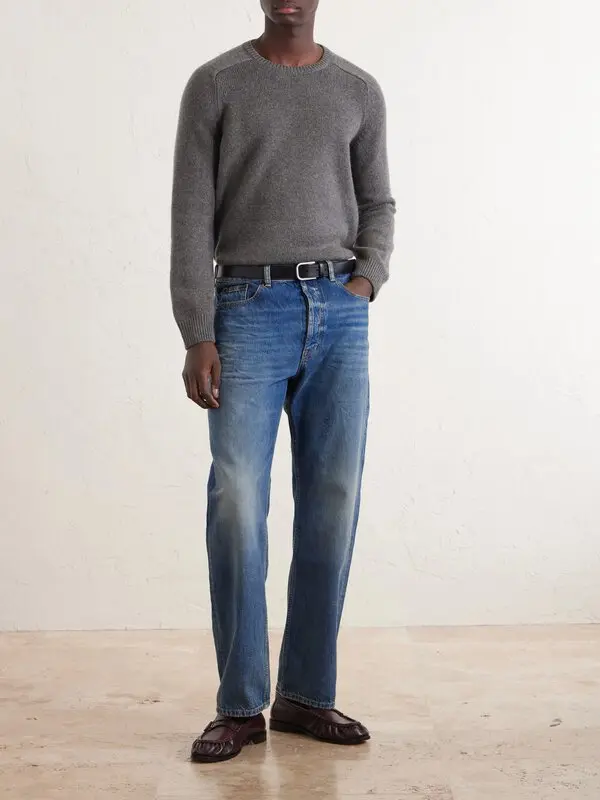 Saint Laurent Cashmere And Wool-blend Sweater