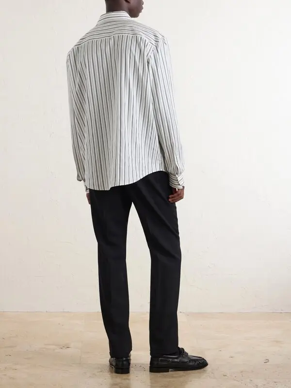 Saint Laurent Striped Cotton Shirt