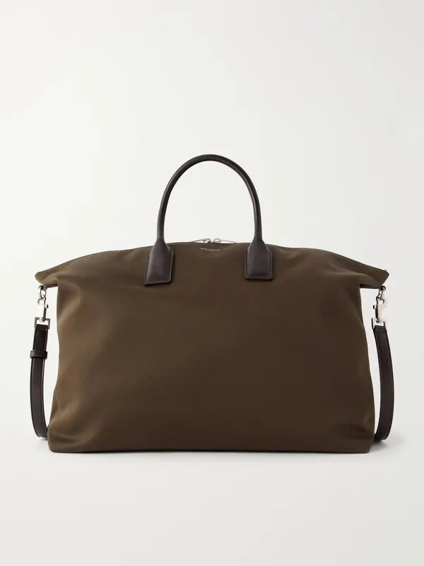 Saint Laurent Bowling Cotton-canvas Weekend Bag