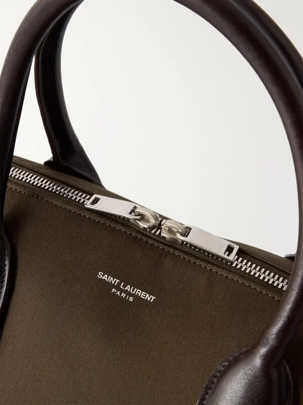 Saint Laurent Bowling Cotton-canvas Weekend Bag
