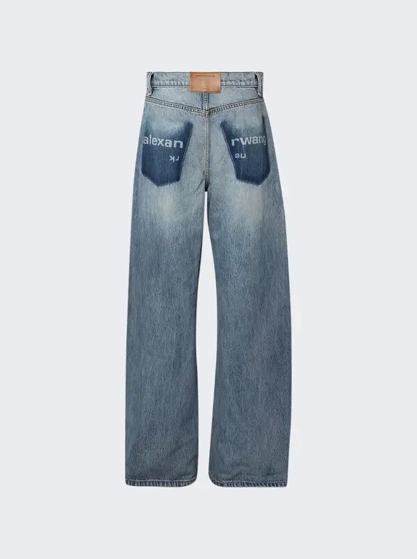 Alexander Wang Loose Fit Jeans With Shadow Pockets