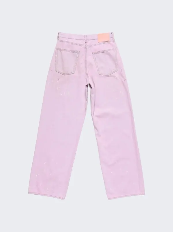 Acne Studios Loose Fit Wide Leg Jeans