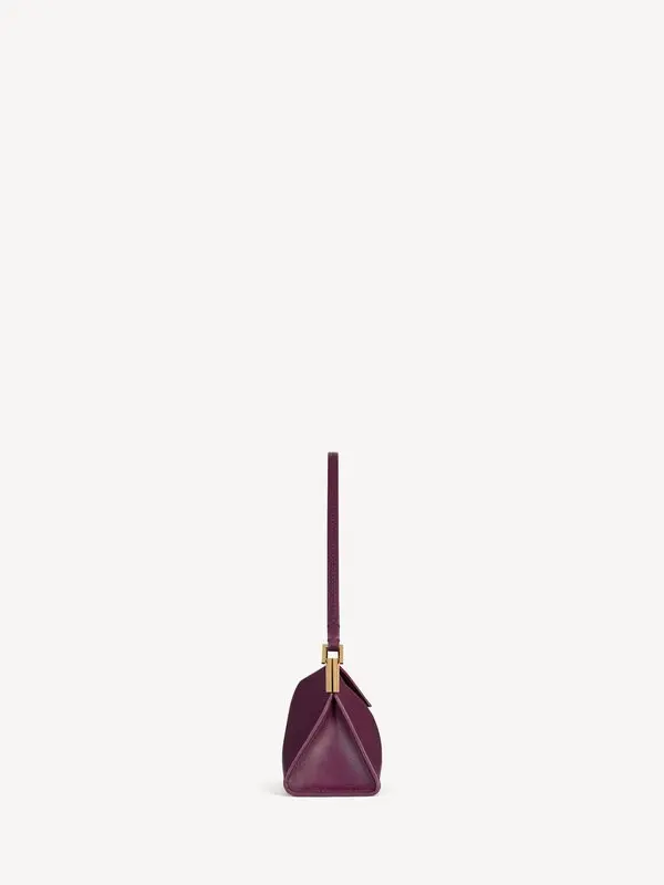 Balmain 64-83 Small Bag In Smooth Leather - Purple