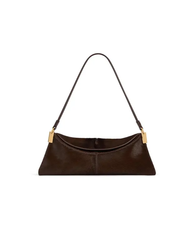 Balmain 64-83 Small Bag In Pony-effect Leather