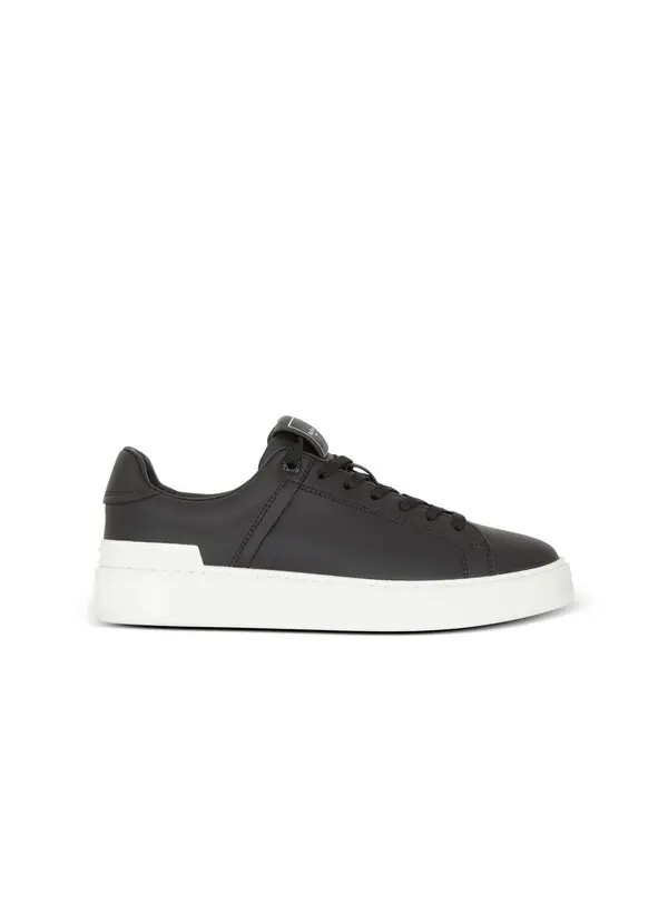 Balmain B-court Smooth Leather Sneakers