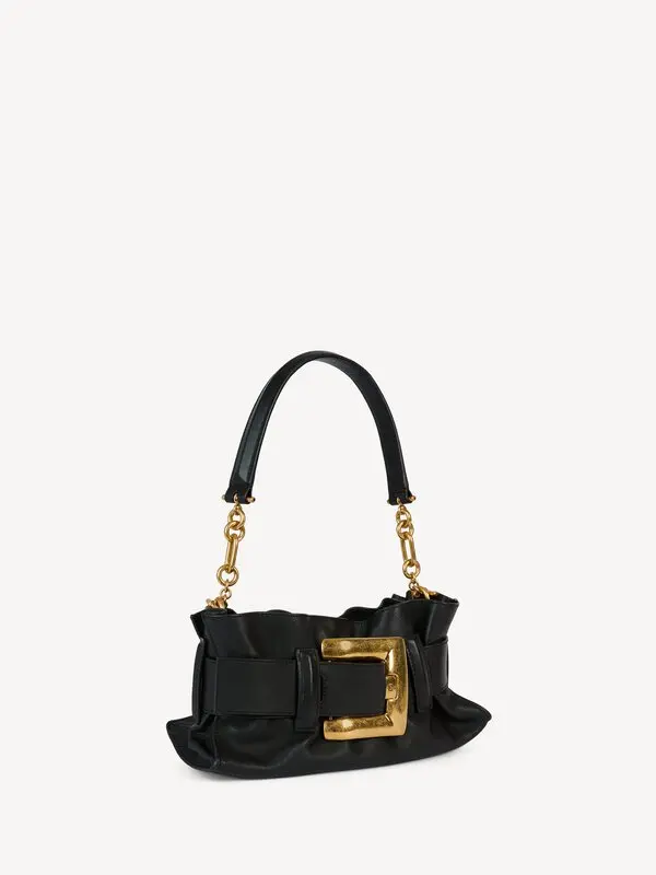 Balmain Mini Anthem Bag In Smooth Leather With Buckle Detail