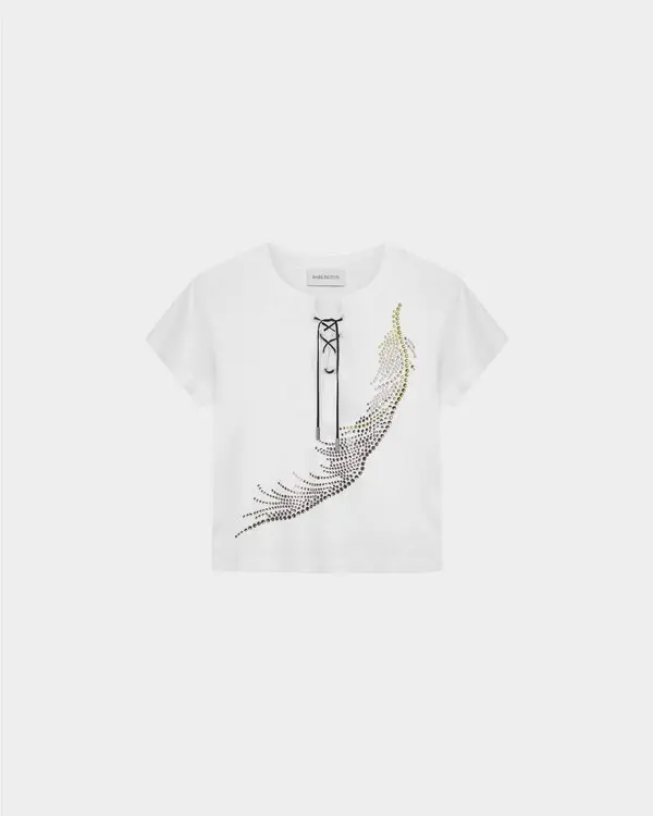 16Arlington Serin T-shirt With Hotfix - White