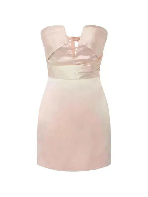 Elisabetta Franchi Off-the-shoulder Mini Dress In Gazar