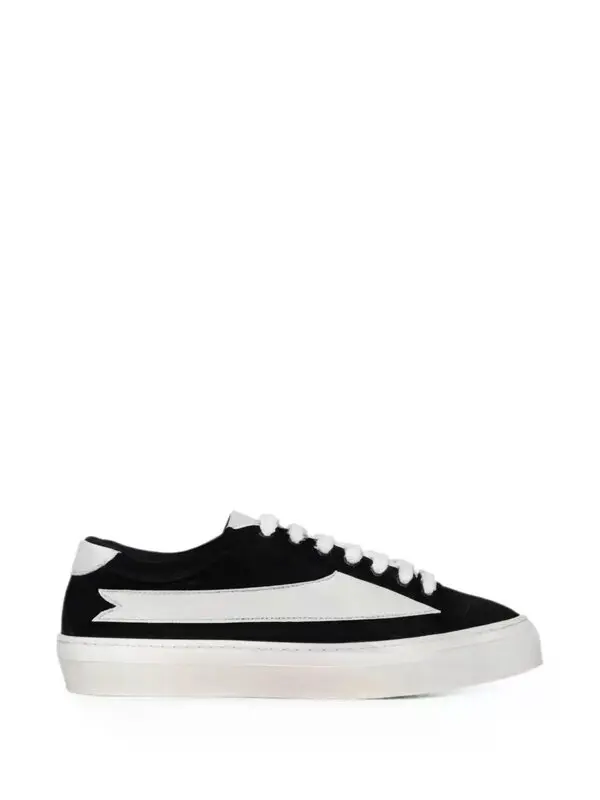 ROUGH. Contrast-panel Lace-up Low-top Sneakers