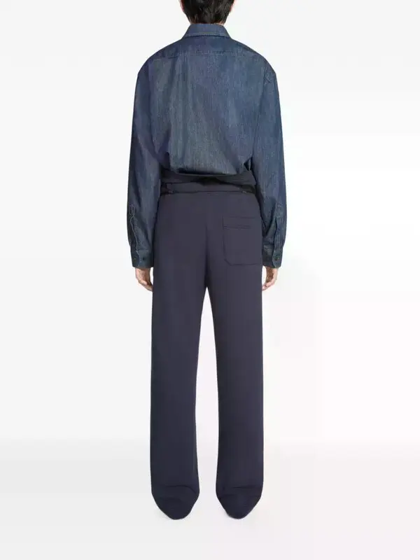Dries Van Noten Drawstring Cotton Sweatpants