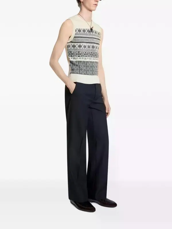 Dries Van Noten Jacquard Wool Sweater