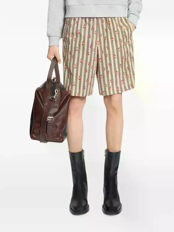 Dries Van Noten Cotton Poplin Shorts