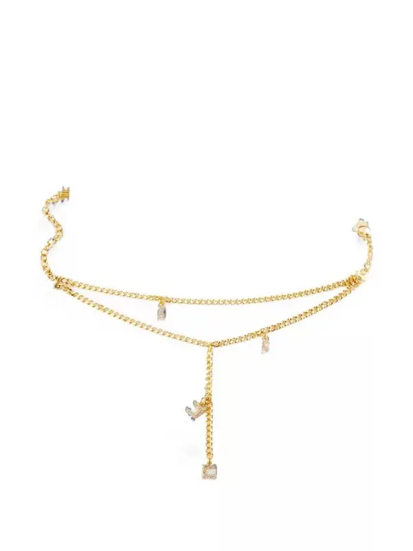 Elisabetta Franchi Anklet With Charms - Gold