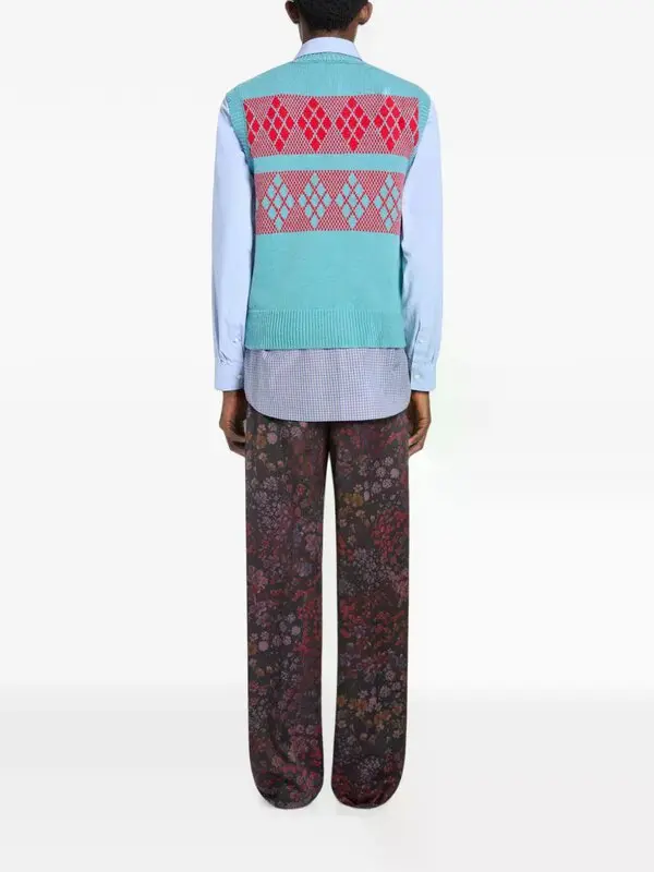 Dries Van Noten Jacquard Wool Sweater