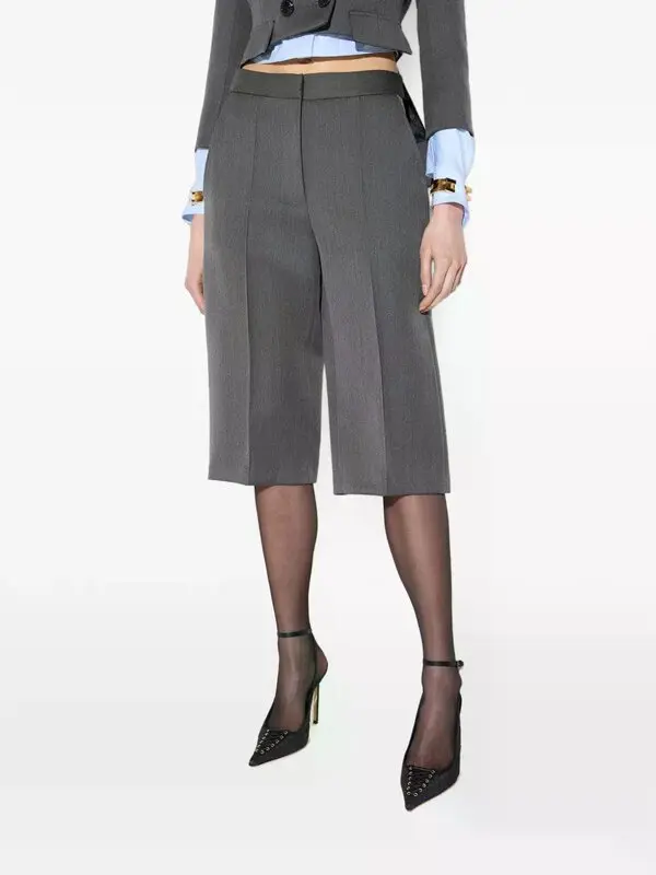 Elisabetta Franchi Cool Wool Bermuda Shorts