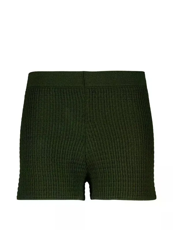HAIGHT. Lou Textured-stitch Knit Mini Shorts
