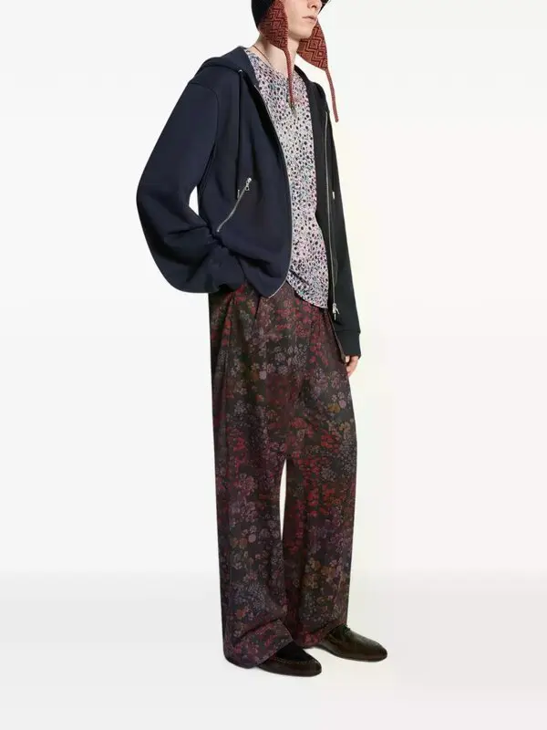 Dries Van Noten Loose Zipped Hoodie