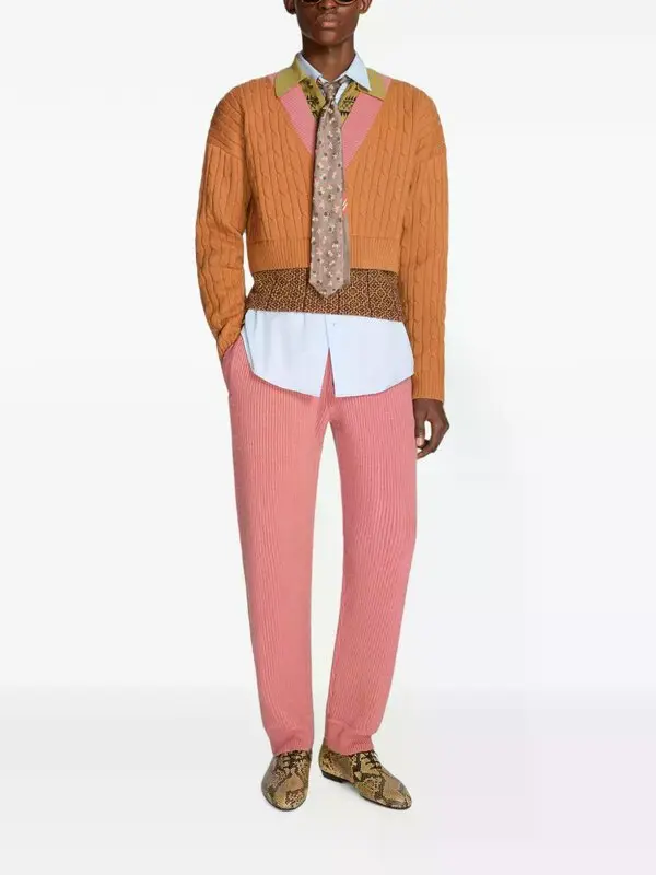 Dries Van Noten Layered Wool Sweater