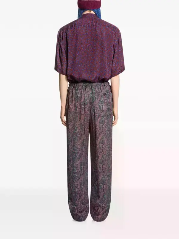 Dries Van Noten Elasticated Jacquard Pants
