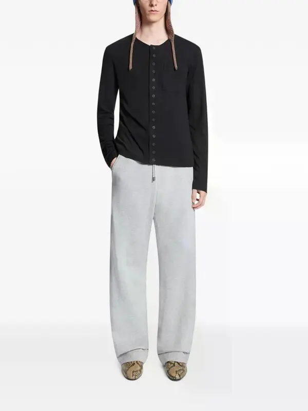 Dries Van Noten Fitted Jersey Cardigan
