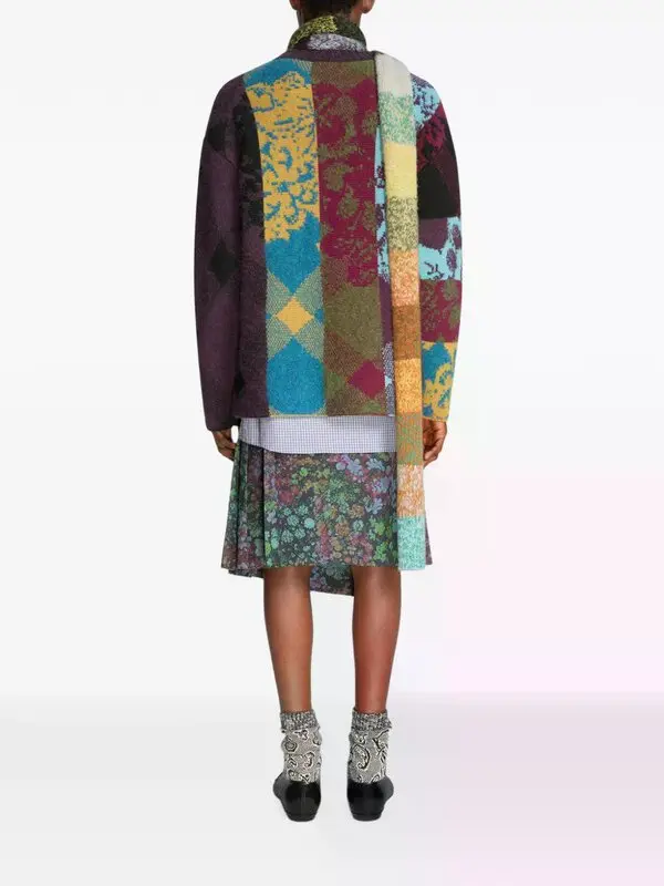 Dries Van Noten Patchwork Wool Sweater