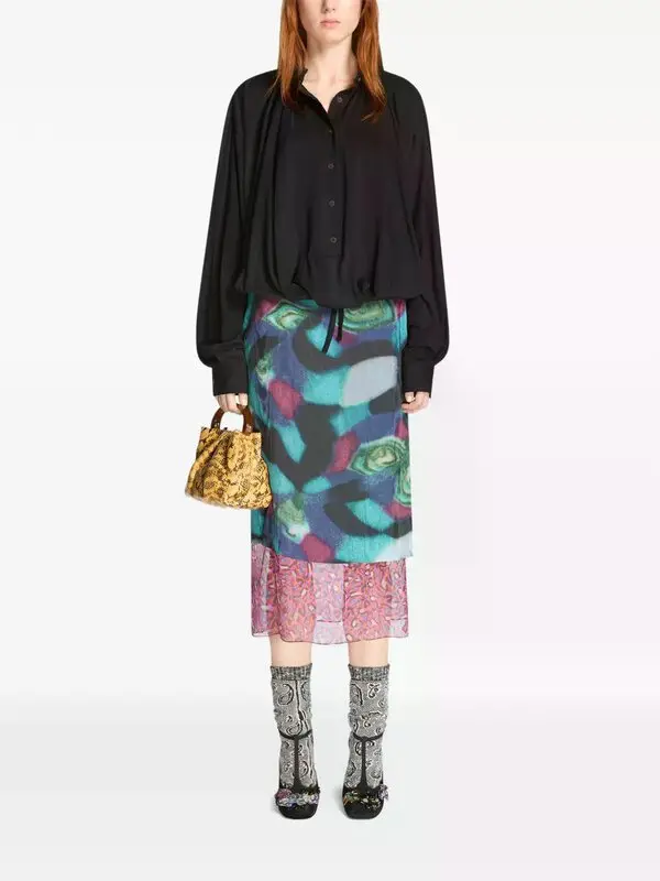 Dries Van Noten Embroidered Wedge Pumps