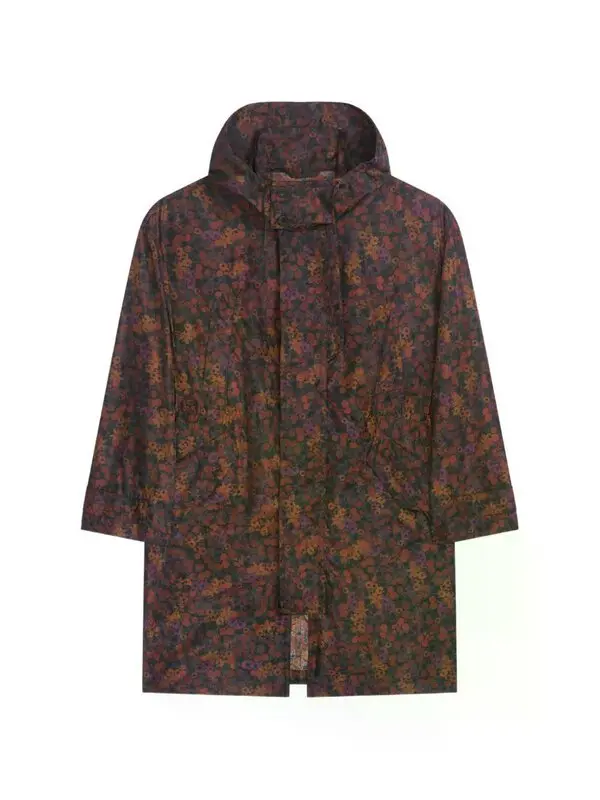 Dries Van Noten Oversized Flora Print Parka