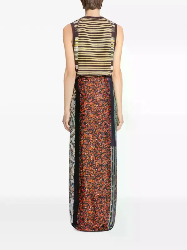 Dries Van Noten Striped Cotton Tank Top