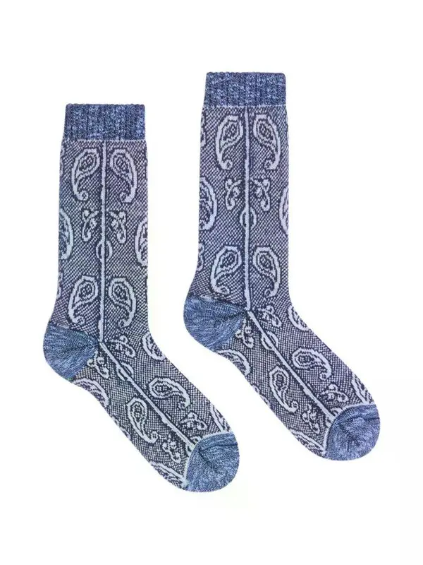Dries Van Noten Jacquard Wool Socks