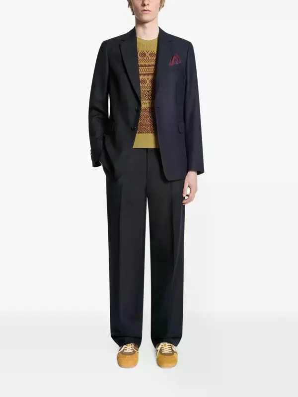 Dries Van Noten Slim Fit Wool Suit - Blue