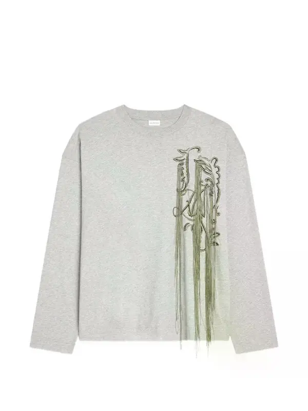 Dries Van Noten Embroidered Cotton T-shirt