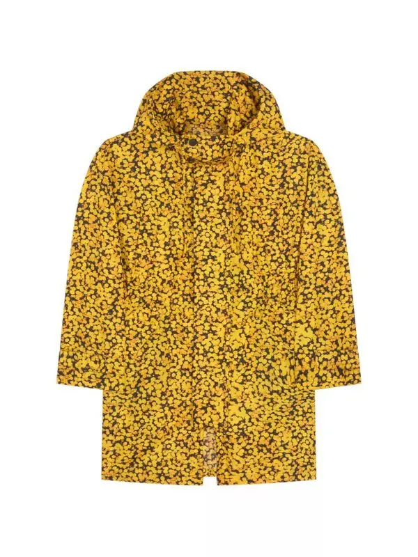 Dries Van Noten Oversized Hooded Parka With Flora Print
