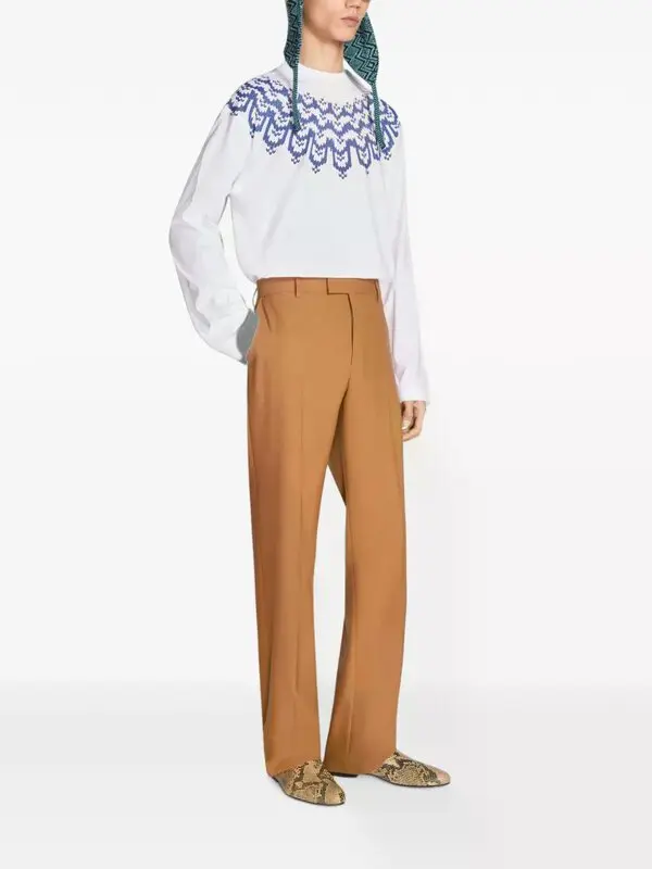 Dries Van Noten Long-sleeve Cotton Tee