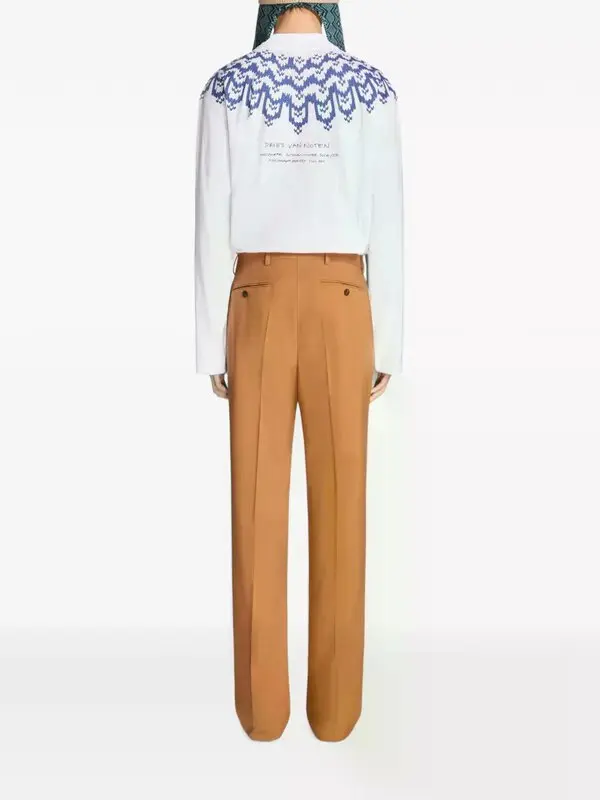 Dries Van Noten Long-sleeve Cotton Tee