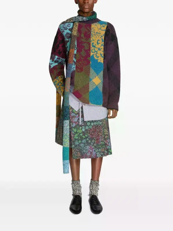 Dries Van Noten Thin Wool Scarf